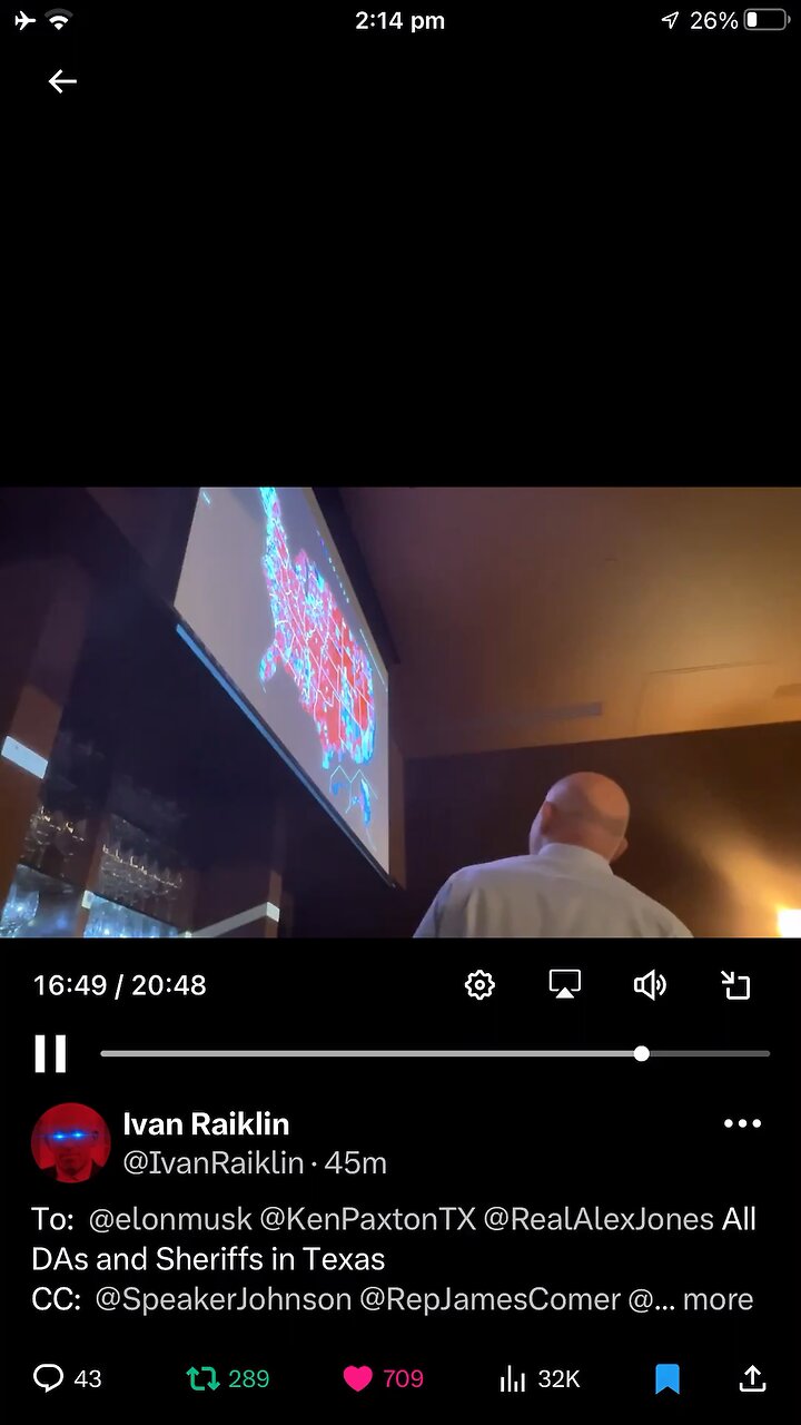 Ivan Raiklin 24/07/2024 meeting with sheriffs, Elon Musk : Twitter ...