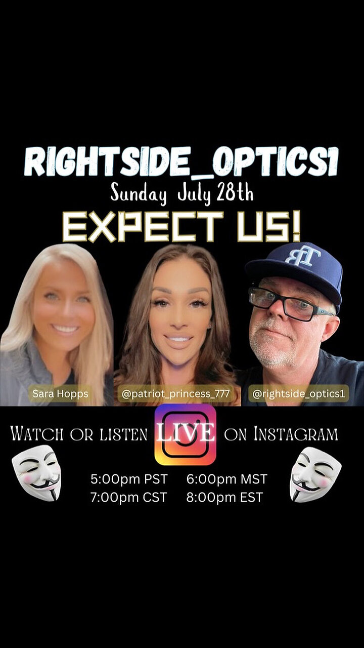 Live with Patriot Princess, Sara & Rightisde!
