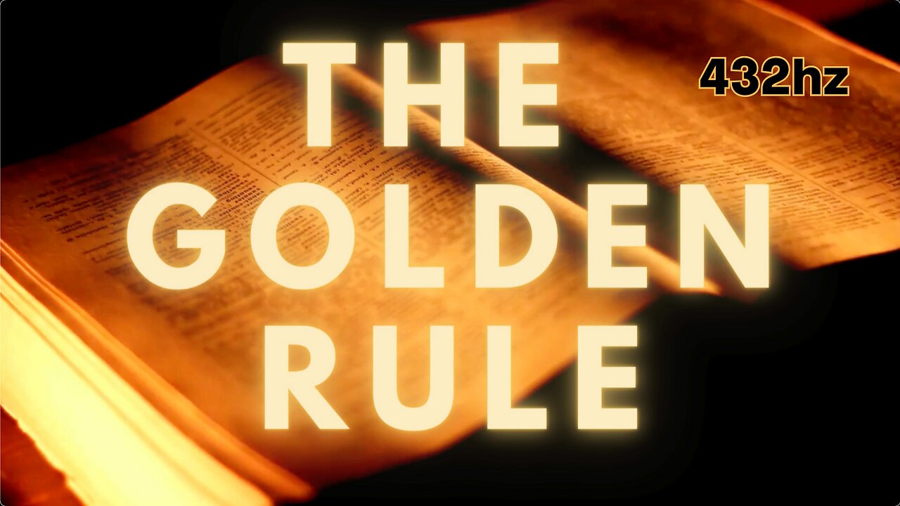 The Golden Rule - Matt Savina (432hz) Matthew 7:12 Contemporary ...