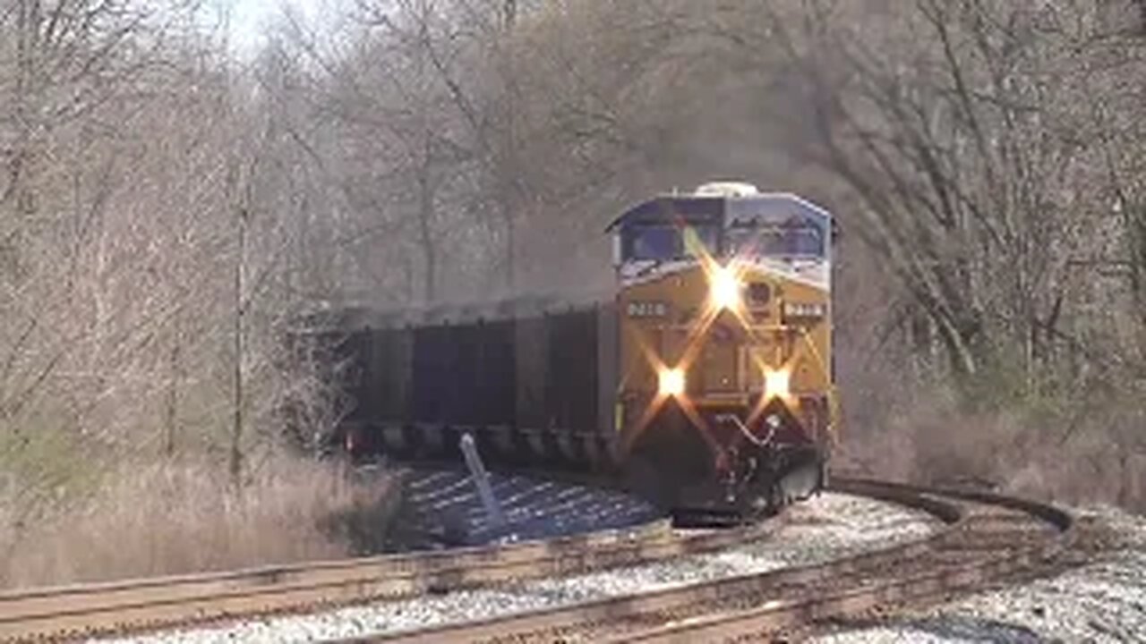 CSX C642 Loaded Coal Train from Lodi, Ohio March 29, 2024