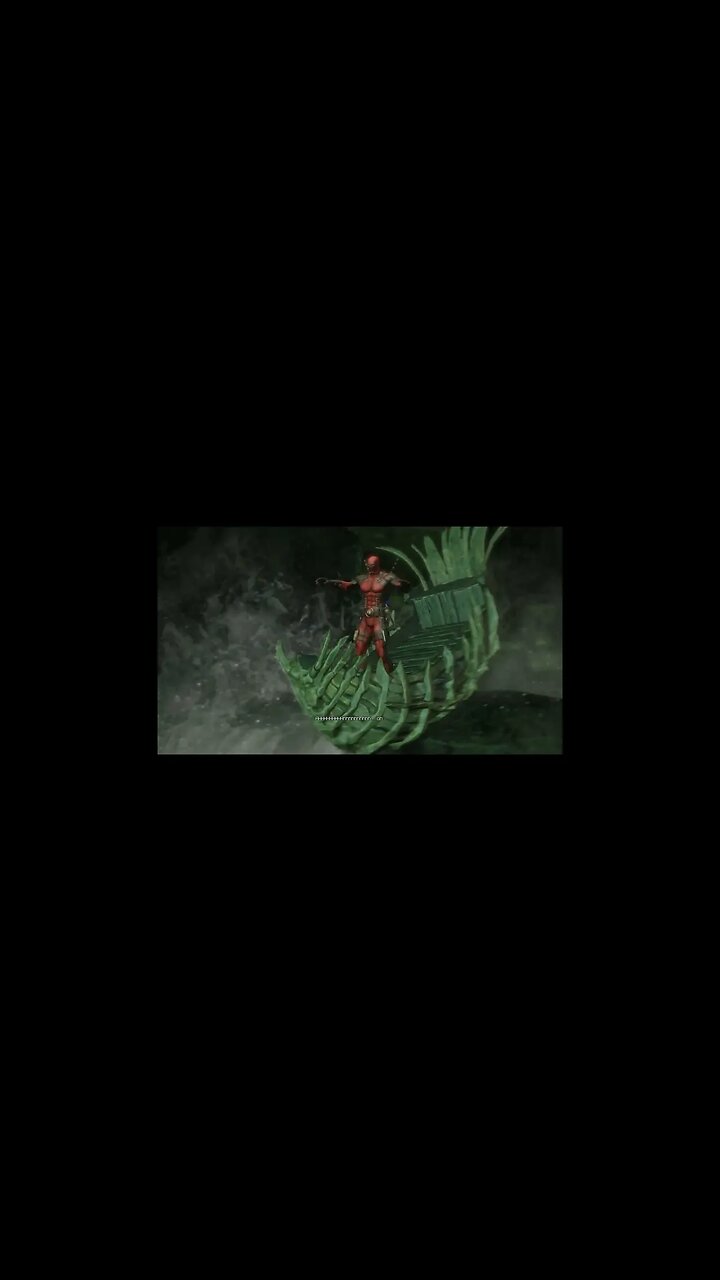 Deadpool Goes Over The Waterfall #Shorts