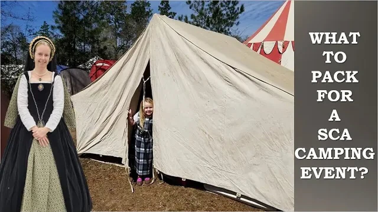 What to Pack for a SCA Event | Glamping Camping Checklist
