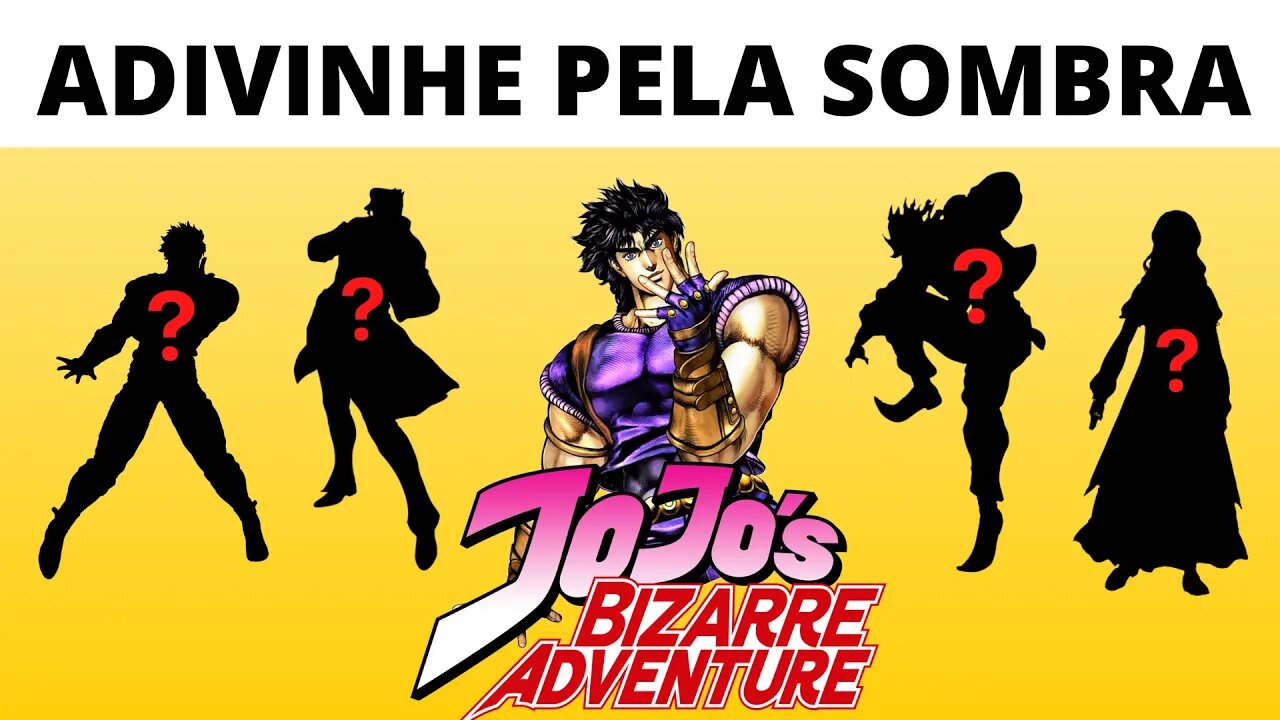 Tente Adivinhar o Personagem de JoJo pela Sombra - 15 Personagens de ...