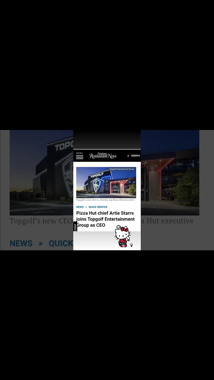 ARTIE STARR PIZZA HUT + TOP GOLF CEO