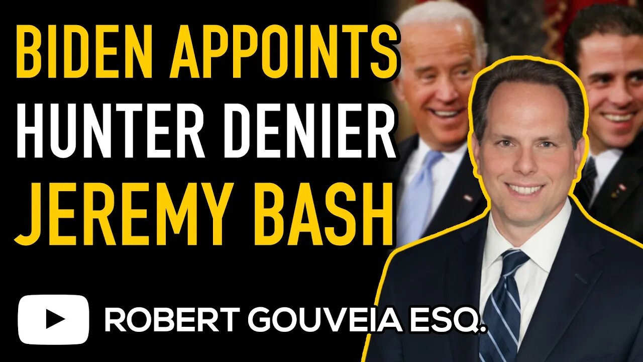 BIDEN Appoints HUNTER DENIER Jeremy Bash as INTELLIGENCE Adviser After ...