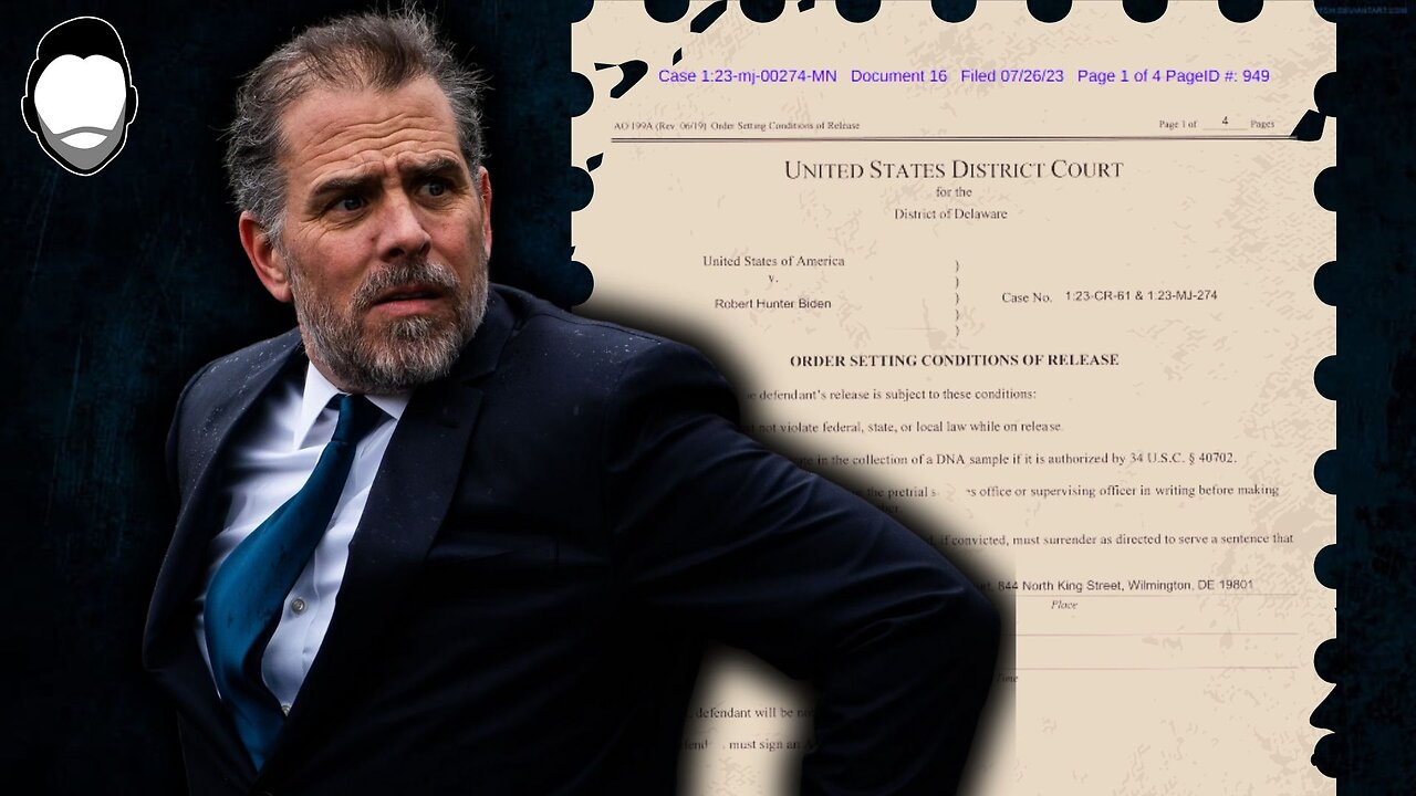 Hunter's CRIMINAL RELEASE CONDITIONS and WHITE HOUSE Reaction