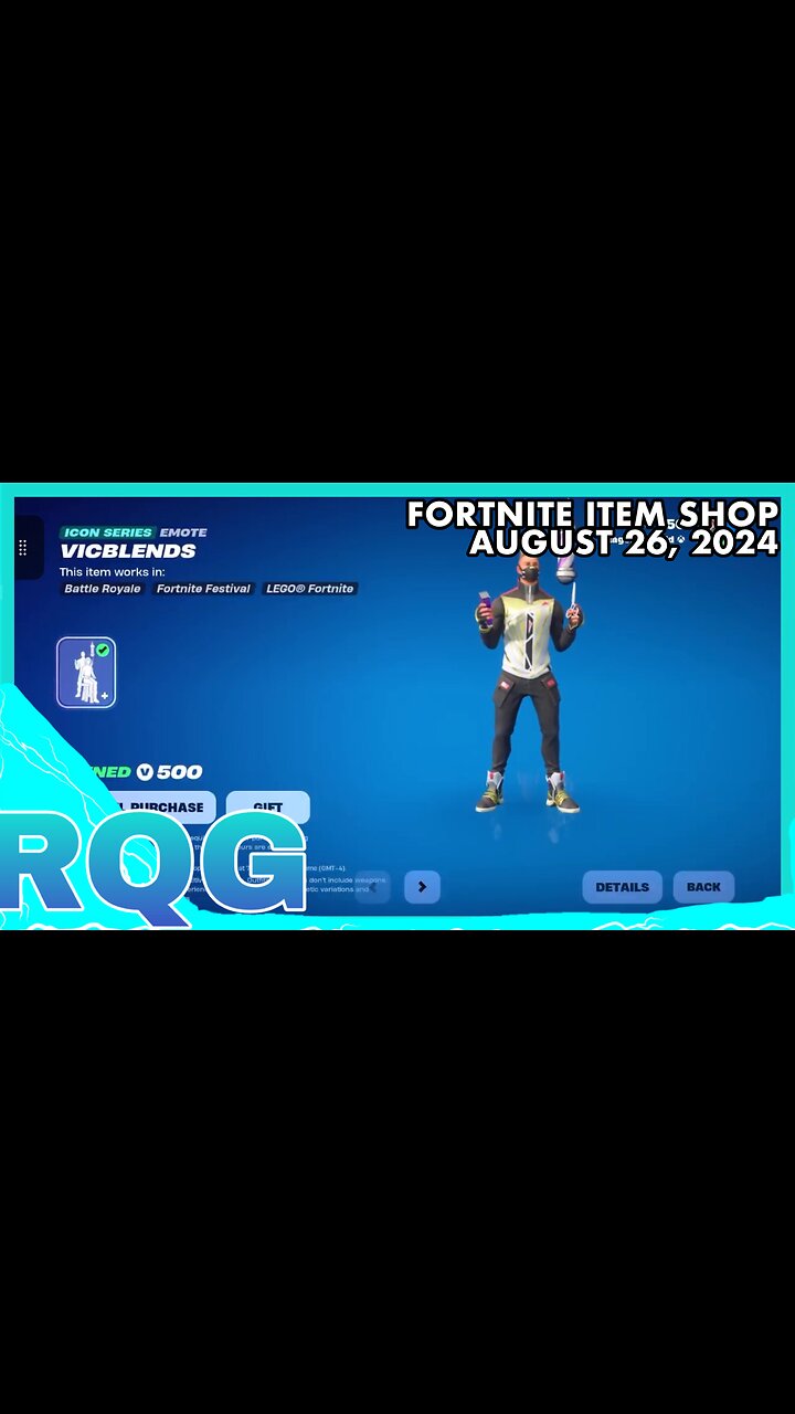 “NEW” VICBLENDS BARBER EMOTE IS HERE! FORTNITE ITEM SHOP (August 26, 2024)