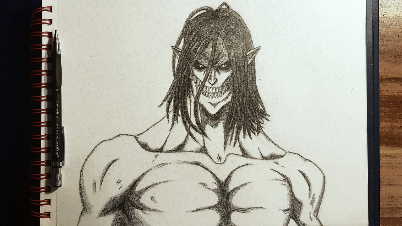 How to DRAW the Attack Titan Eren (Explained) | Attack on Titan ...