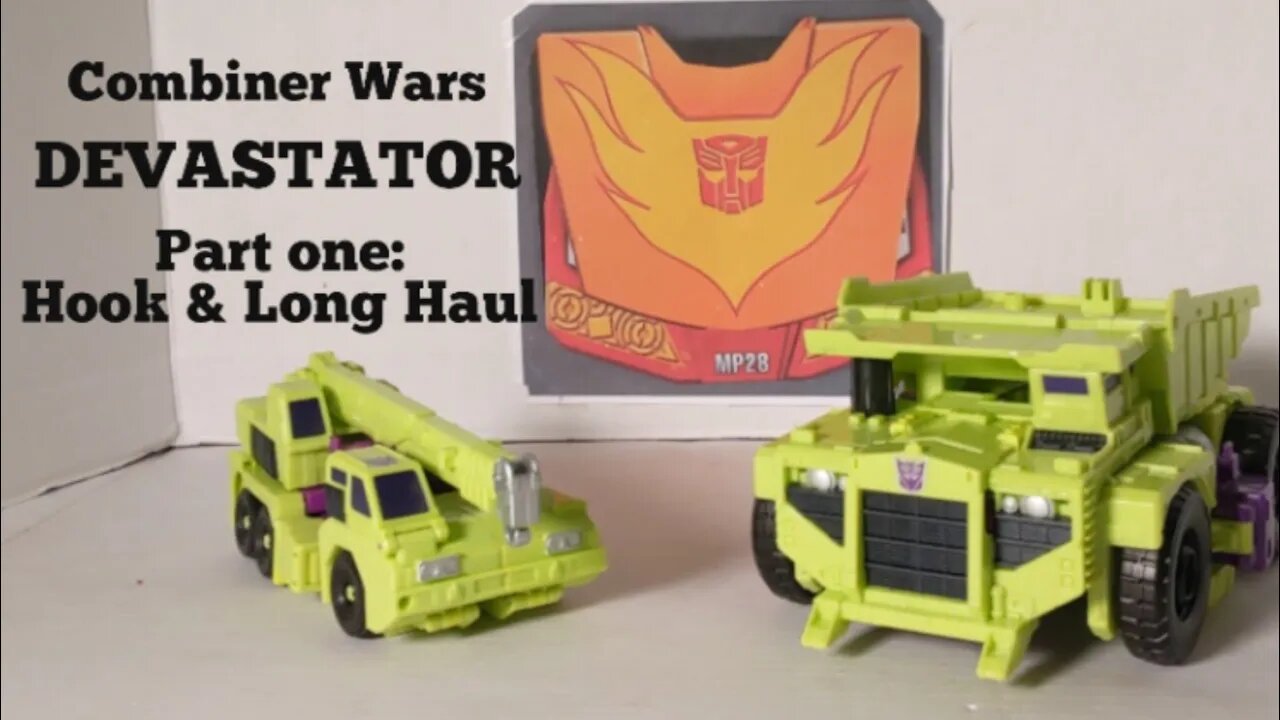 Combiner Wars Devastator Review Part One - HOOK and LONG HAUL Titan ...