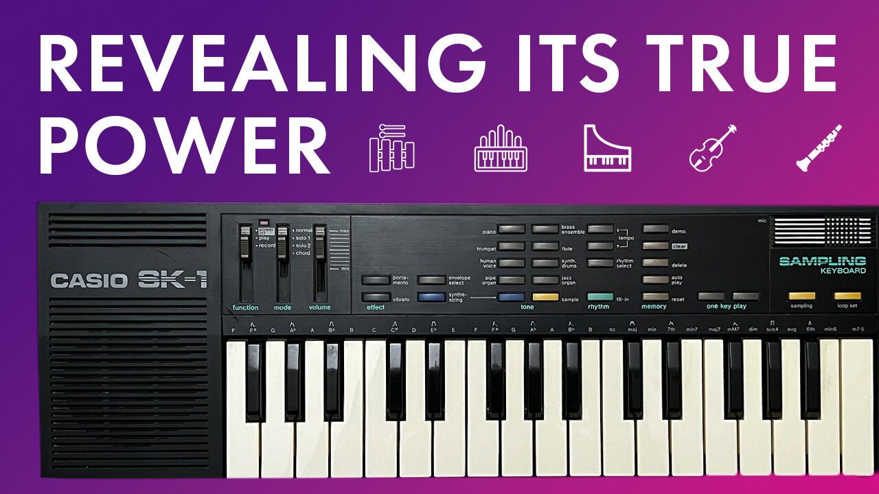 Creating an orchestra with a Casio SK-1 // KZO-LINA and KEYS Decent ...