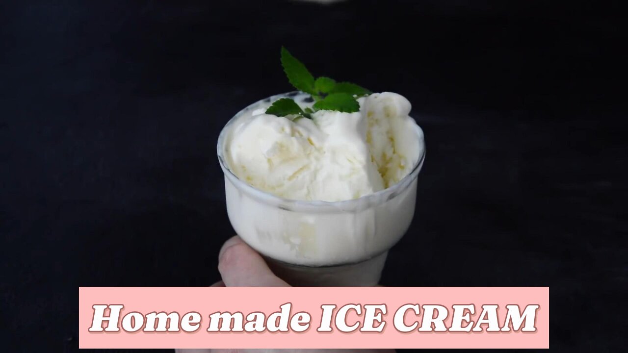 Easy Homemade Ice Cream Recipe with Just Two Ingredients! 🍦