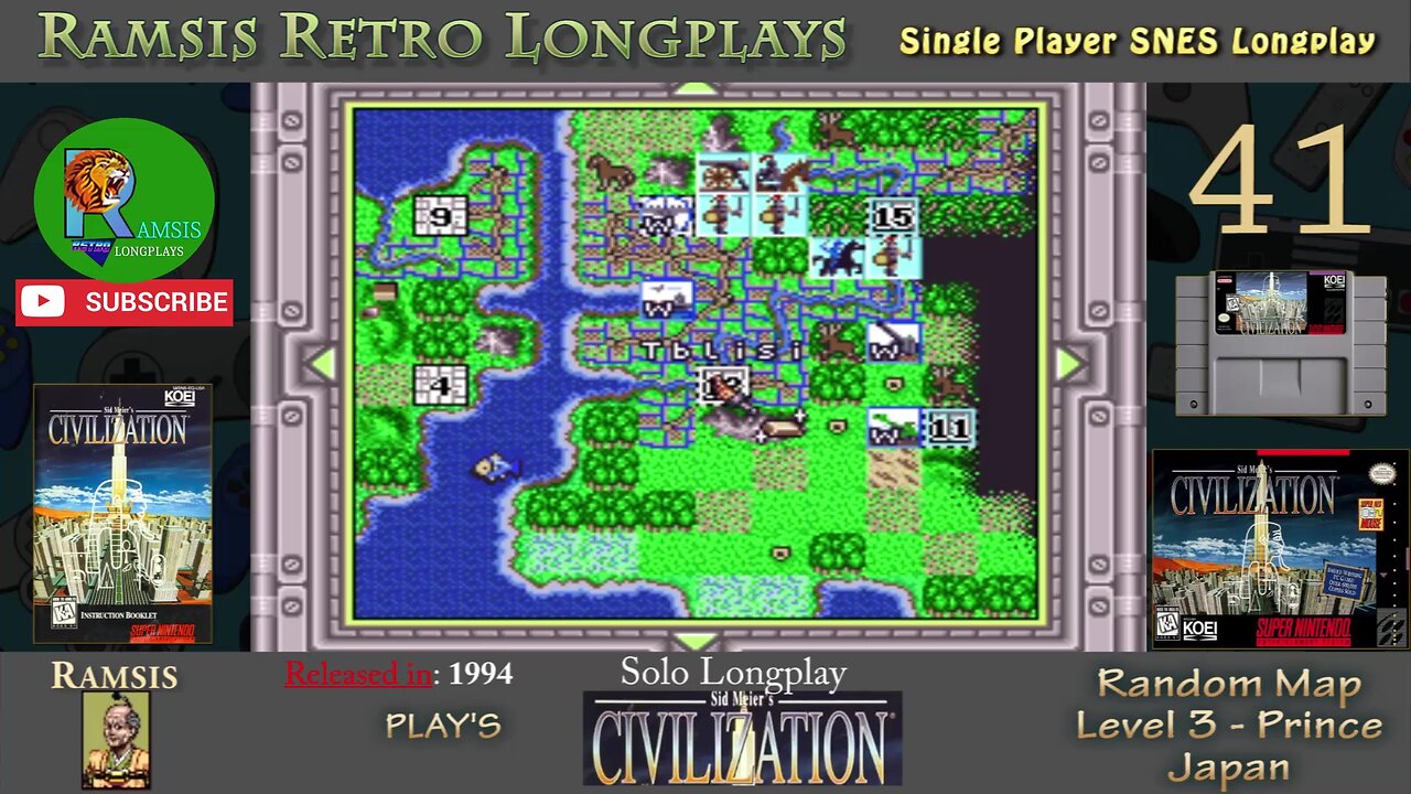 Sid Meier's Civilization | 1994 | SNES | Prince | Random | Japan ...