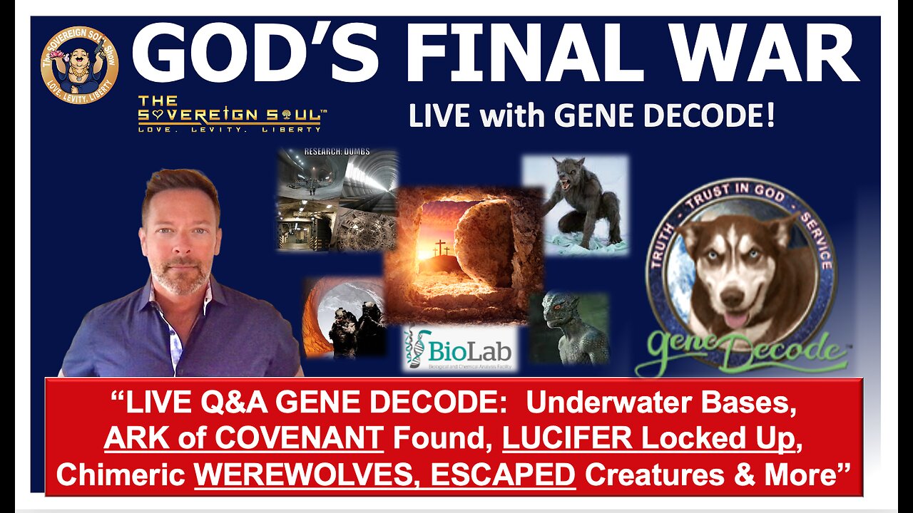 LIVE with GENE DECODE! Q&A on Law of WAR, Cabal, Galactic Federation ...