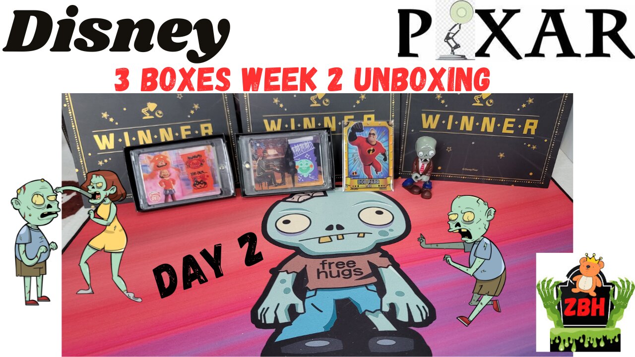 Opening 3 boxes A Day 2 Week 2 Pixar 37th Anniversary Oscars Disney 100 ...