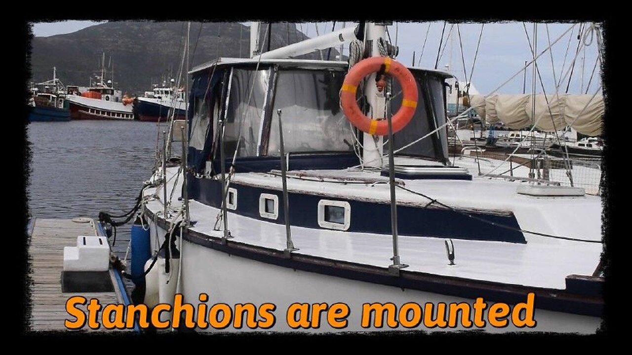 S02E43 Stanchion mounts installed! #boatrenovation #boat #boatbuilding ...