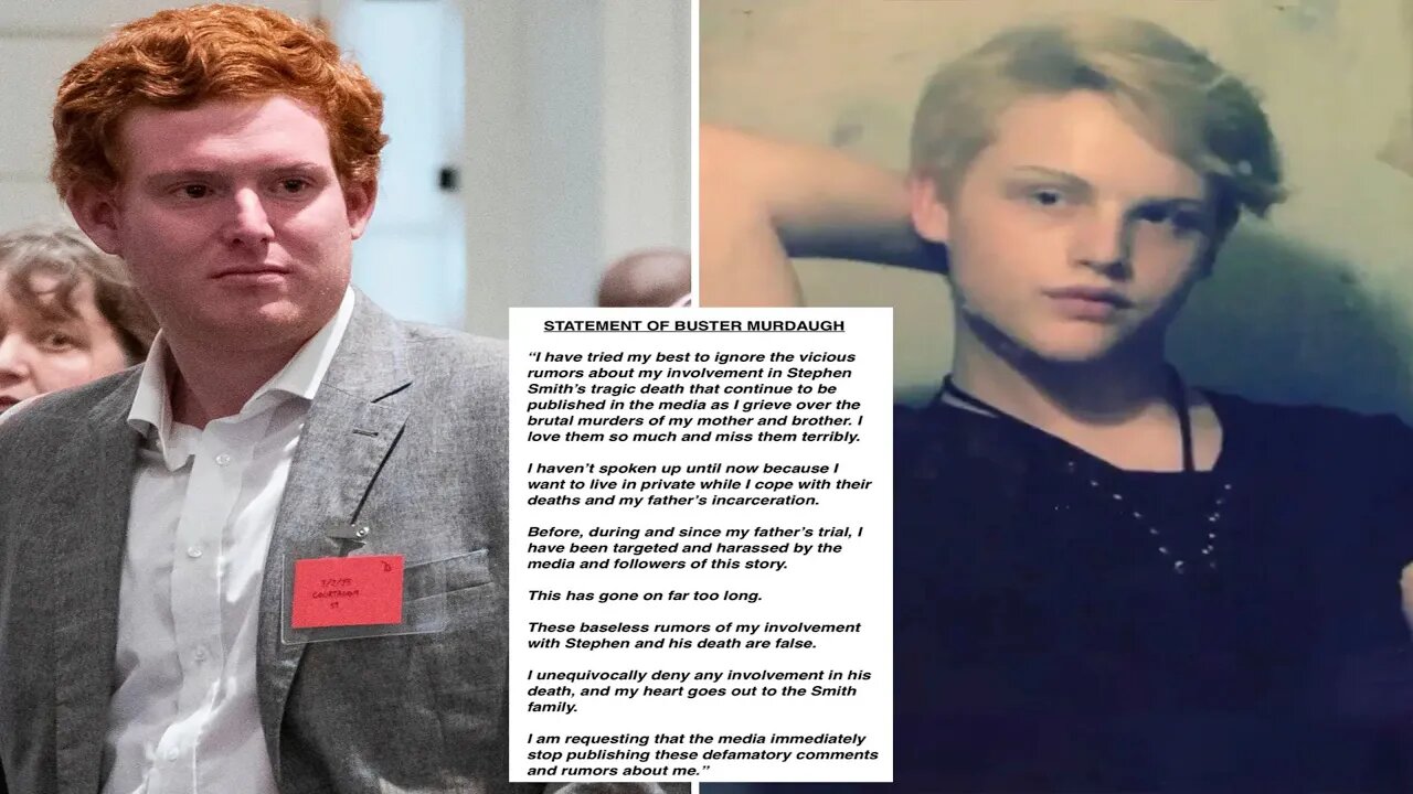 Buster Murdaugh Finally Releases Statement On Death Of Stephen Smith As ...