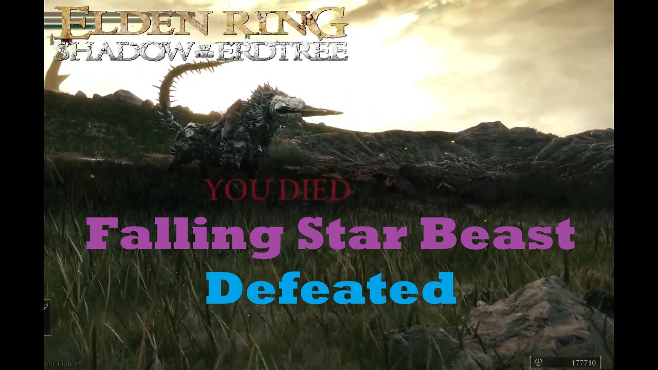 Falling Star Beast defeated | Intelligence Build | Elden Ring Shadow of ...