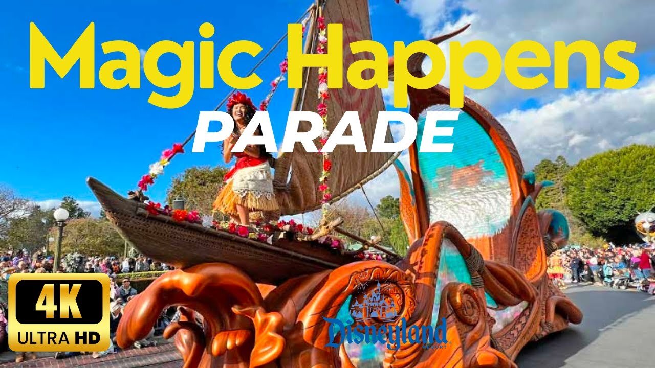 [4K] FULL Magic Happens Parade 2023 at Disneyland Park! - Disney100 ...