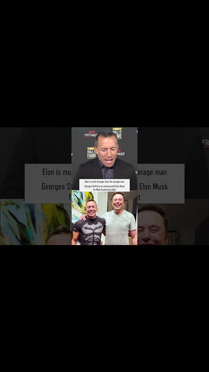 Elon is much stronger than the average man | GSP on training with Elon ...