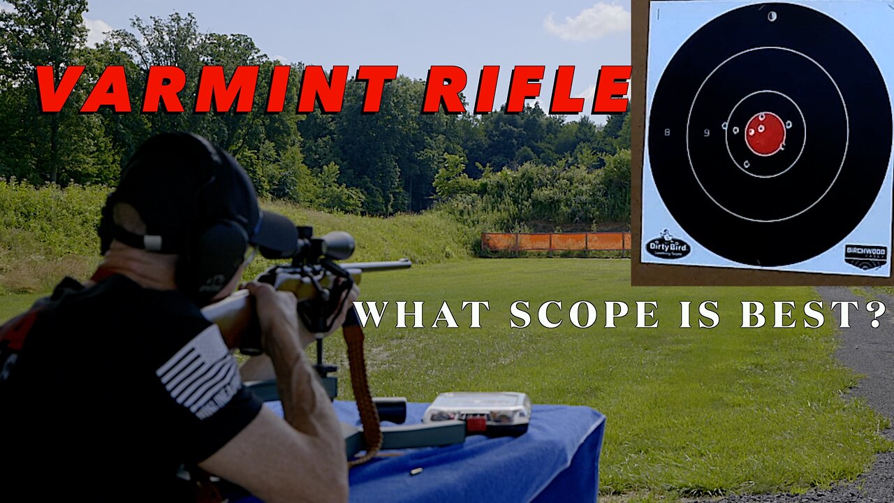 Varmint Rifle Scope 4x12 and hitting varmints with accuracy!
