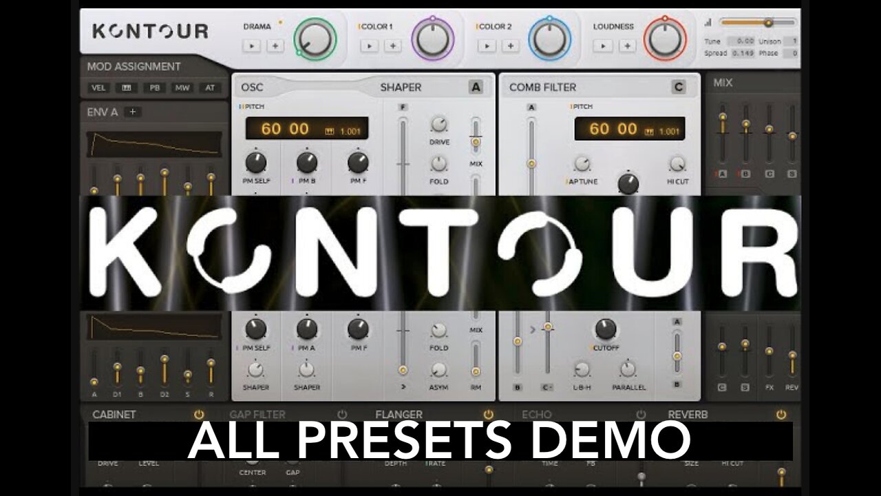 Kontour Synth by Native Instruments - All The Presets // Reaktor ...