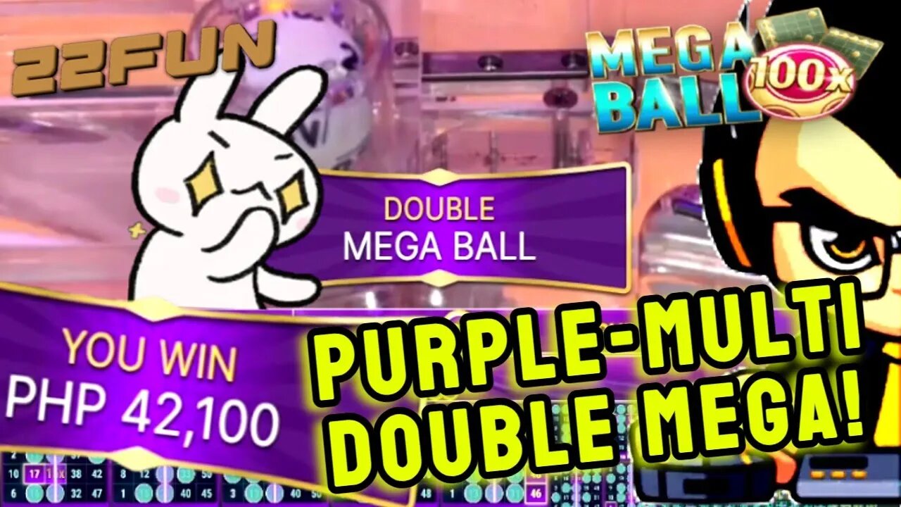 MEGA BALL BINGO - YUNG PURO PURPLE MULTI YUNG LUMABAS SA DOUBLE-MEGA NI ...