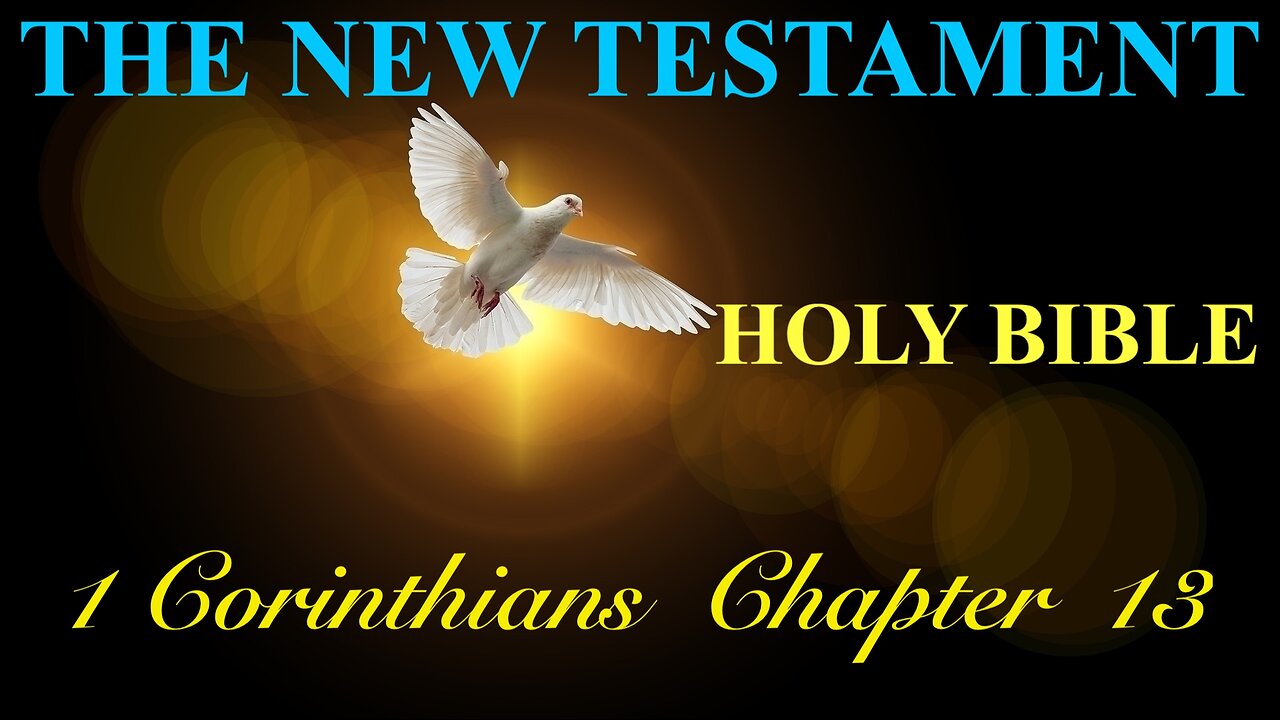 1 Corinthians - Chapter 13 DAILY BIBLE STUDY {Spoken Word - Text - Red ...