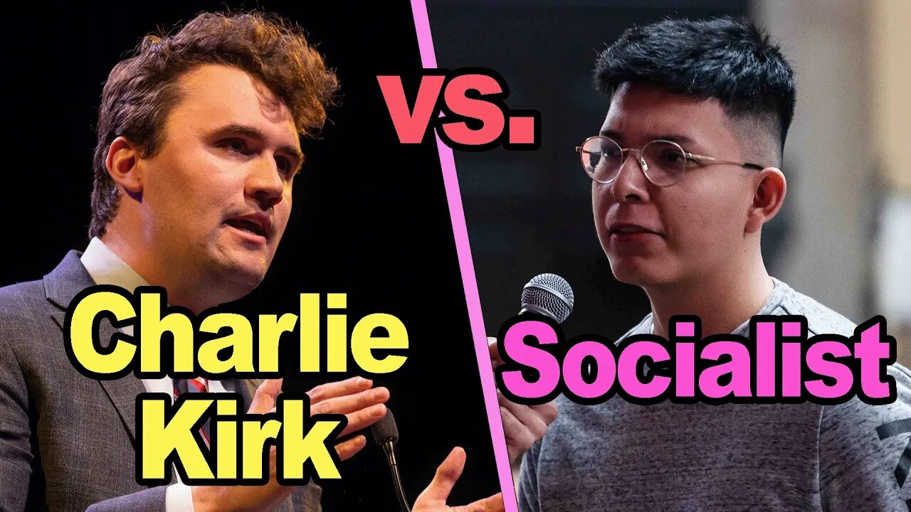 Charlie Kirk & Candace Owens Debate Socialist *full Q&A clip*