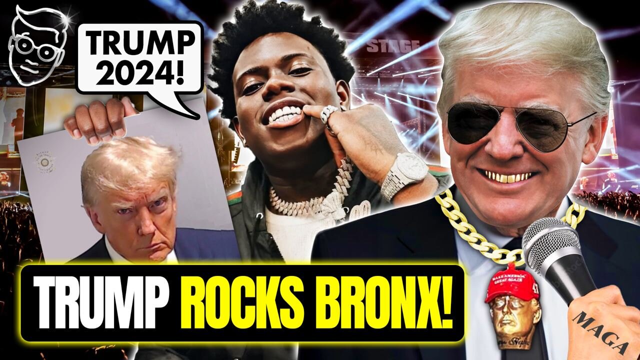 Trump SHOCKS World, Brings Famous Rappers Onstage At Bronx Rally, Asks ...