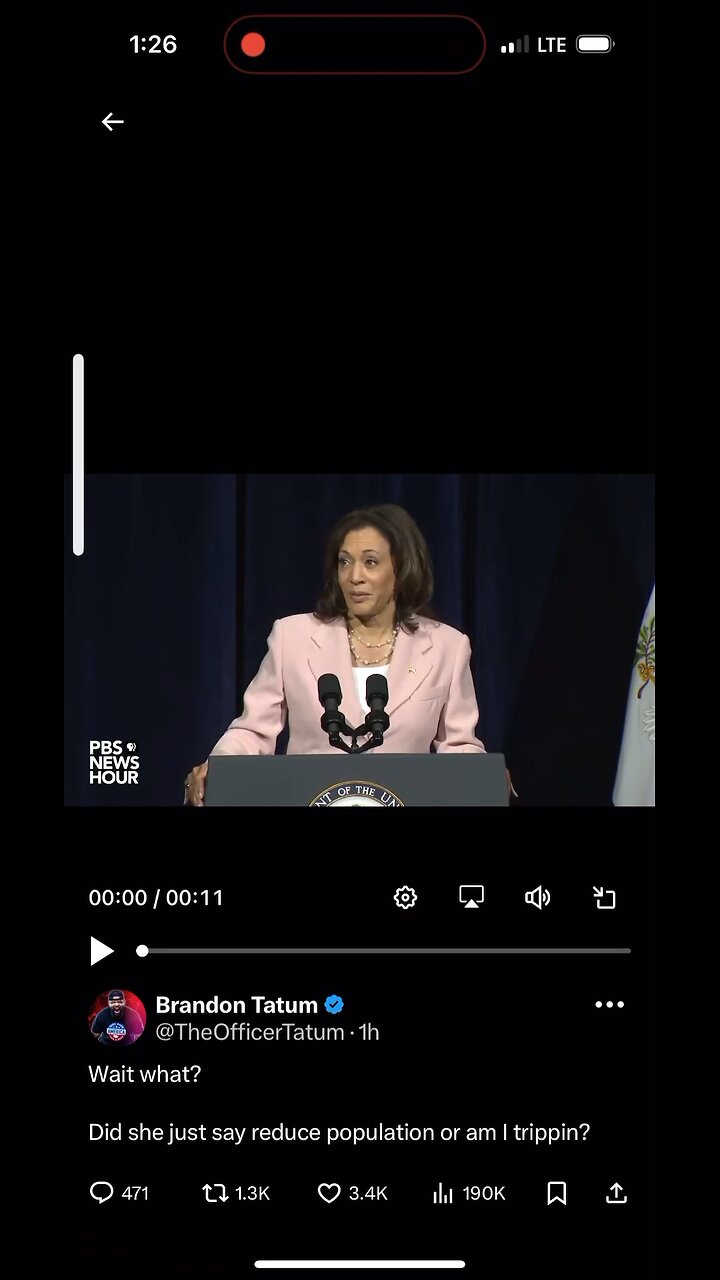 Kamala said depopulation