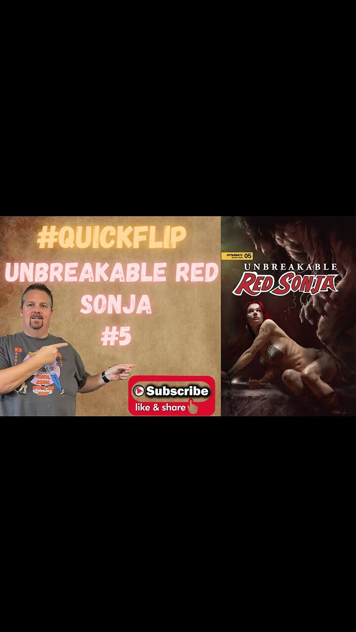 Unbreakable Red Sonja #5 Dynamite #QuickFlip Comic Book Review Jim Zub ...