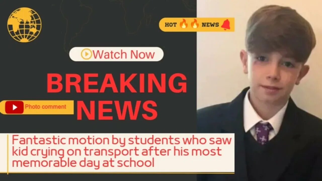 Fantastic motion by students who saw kid crying on transport after his ...