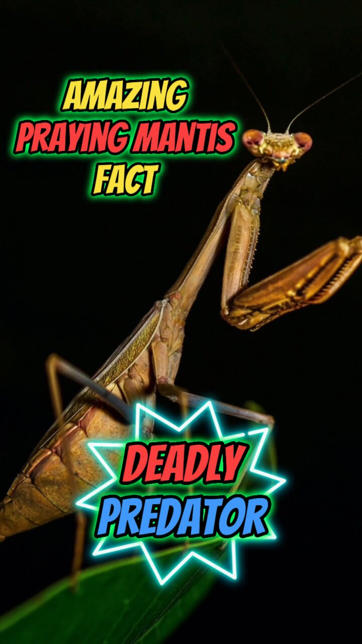 Amazing Praying Mantis Fact | Deadly Predator