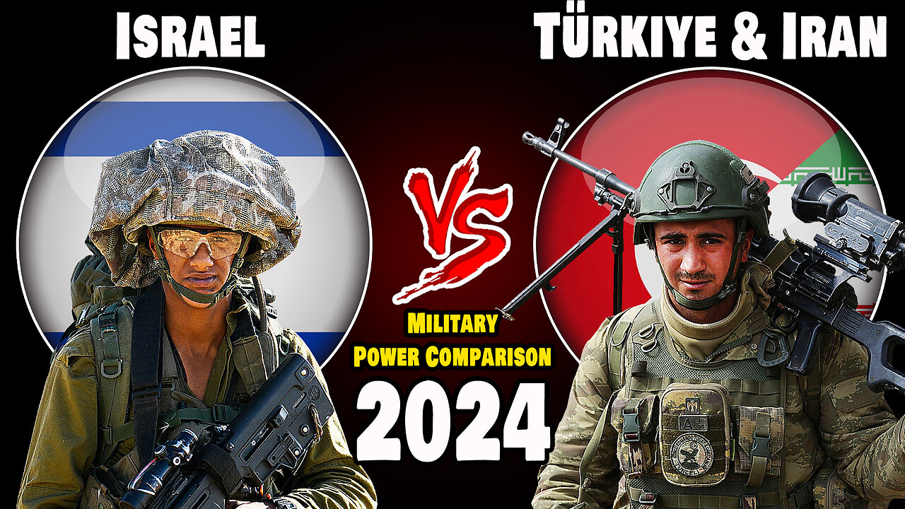 Israel vs Turkey & Iran Military Power Comparison 2024 | Iran & Turkey ...