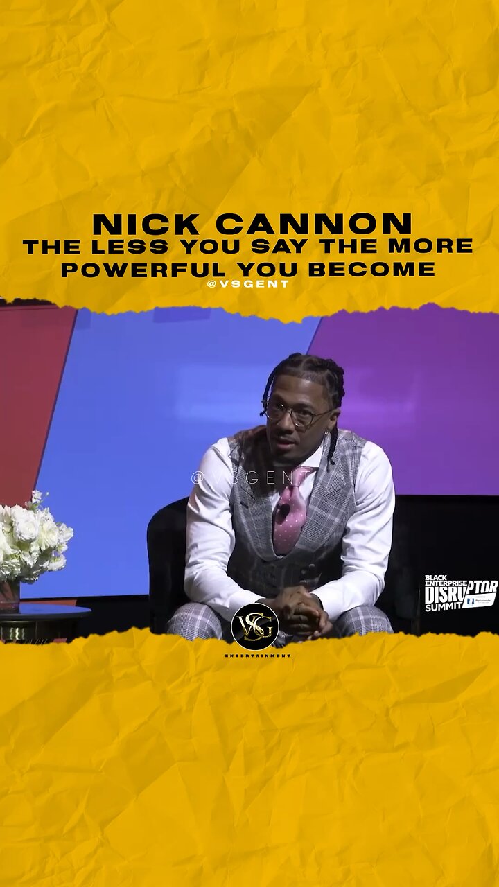 @nickcannon The less you say the more powerful you become