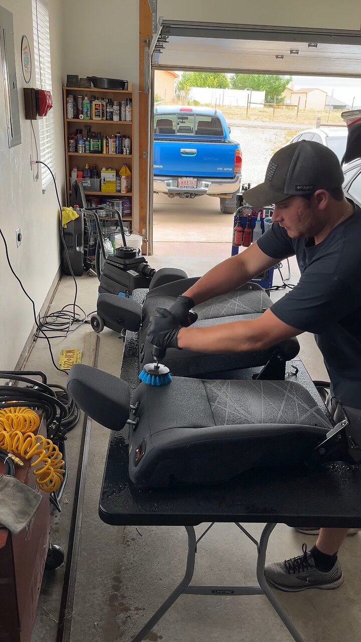 Seat Extraction #detailing #asmr #extraction #drillbrush