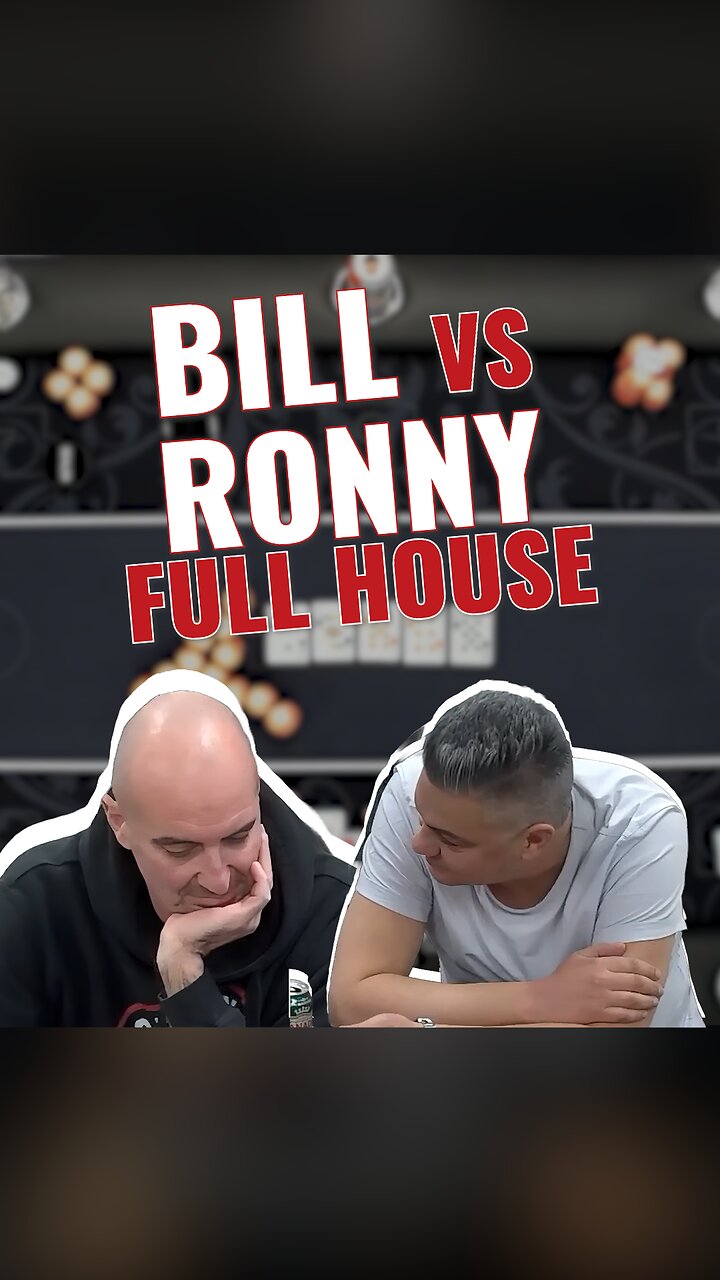 Epic Poker Night: Bill vs. Ronny Showdown! 🃏🔥