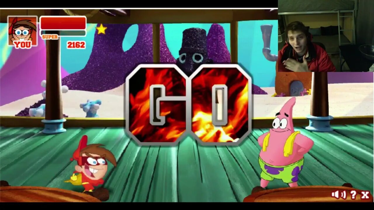 Patrick Star VS Timmy As Cleft In A Nickelodeon Super Brawl 2 Battle ...