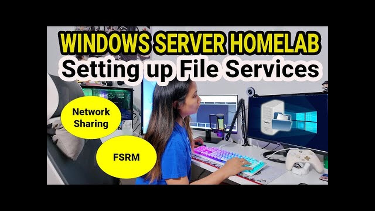 File Services Homelab: Setting up Network Sharing on Windows Server