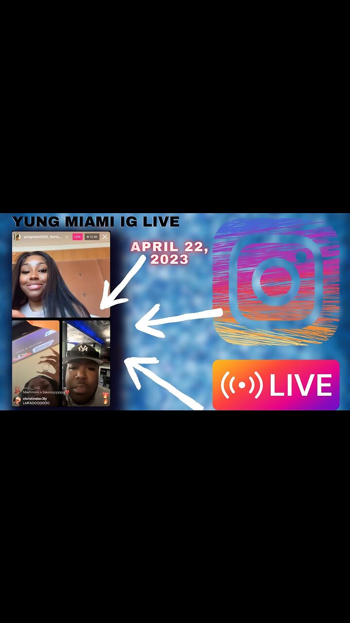 YUNG MIAMI IG LIVE: Yung Miami Plays Drinking Game Then Saucy Santana ...