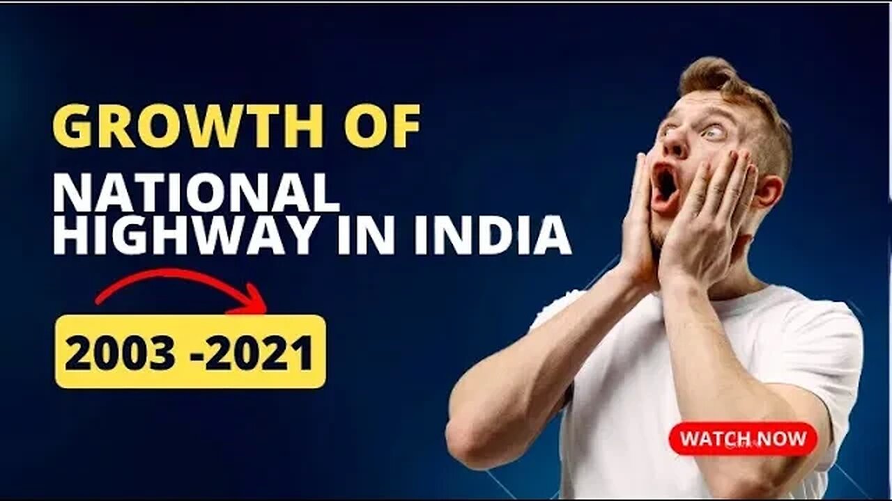 New! Fascinating growth of India's National Highways (2003-2021) | Bar ...
