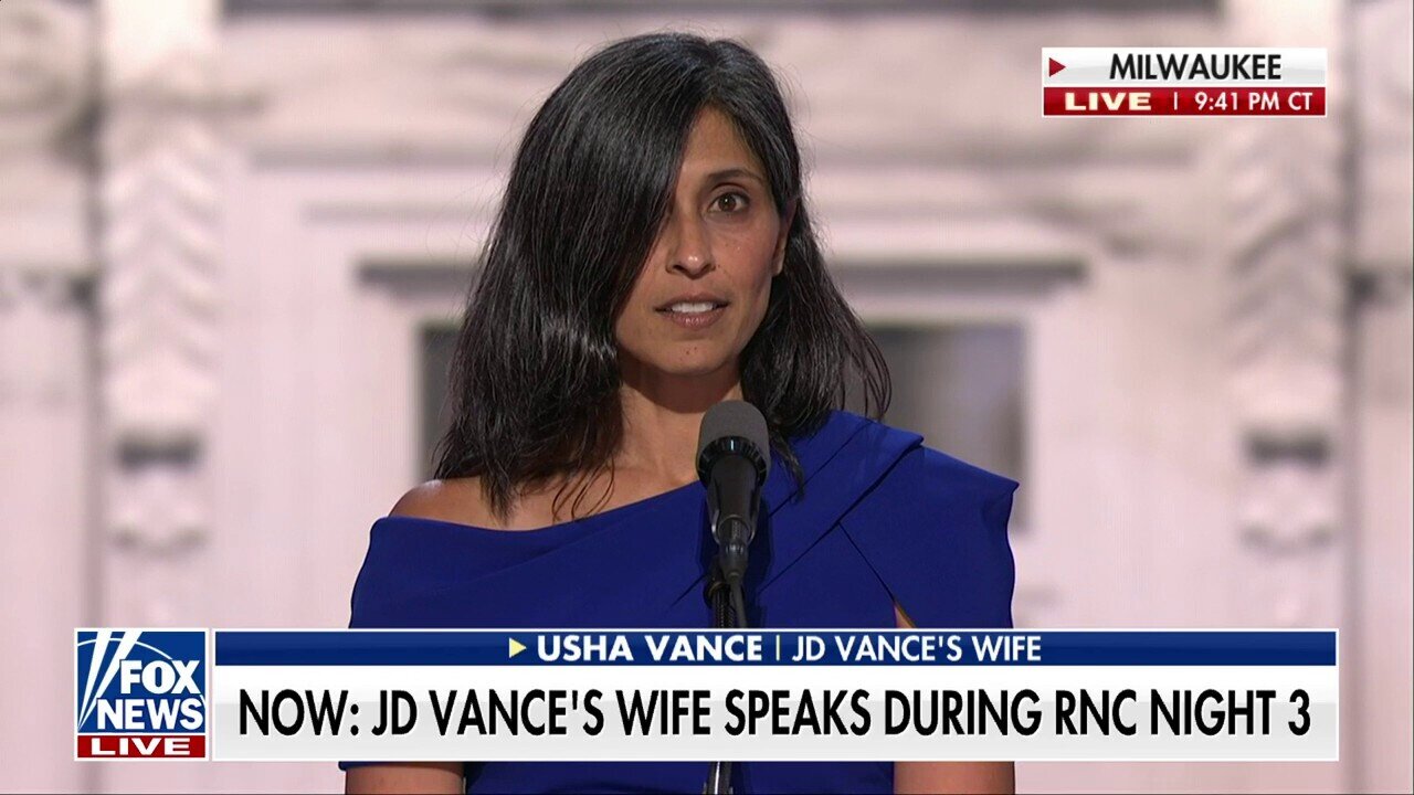 Usha Vance On Why Her Husband Will Be A Great Vice President