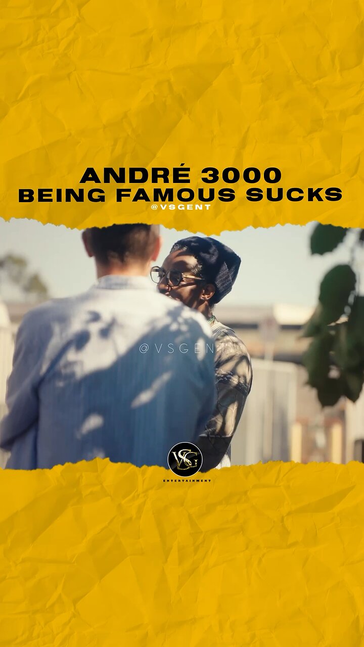 @andre3000 Being famous sucks. Do you want to be famous? #andre3000 🎥 @gq