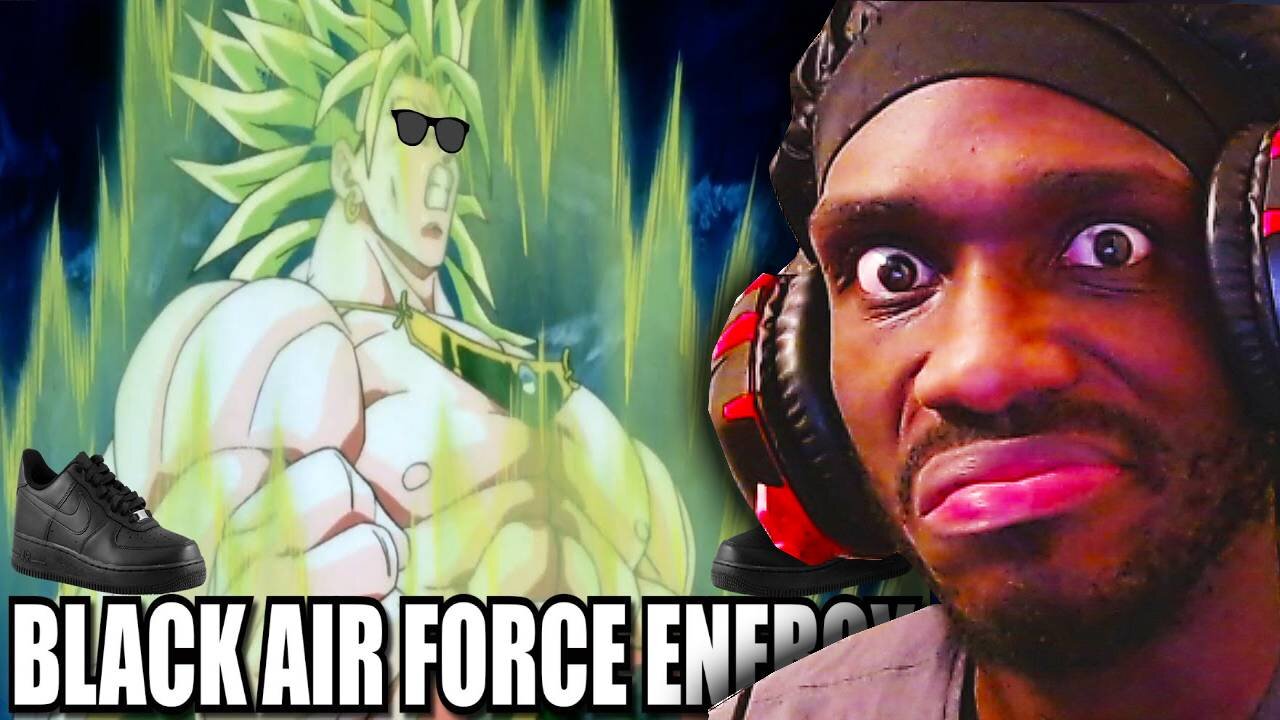 I NEVER KNEW! Cj DaChamp - BROLY RADIATES BLACK AIR FORCE ENERGY REACTION