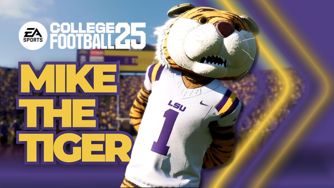 Mike the Tiger in EA Sports College Football 25 (LSU Tigers)