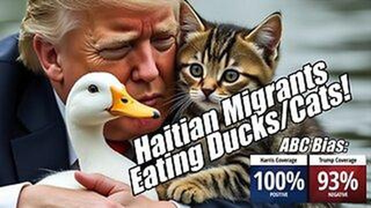 CLAY CLARK -Haitian Migrants Eating Ducks/Cats. ABC Bias. B2T Show Sep ...