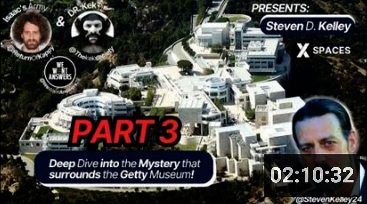 X Spaces III Deep Dive into the Mystery that surrounds the Getty Museum ...