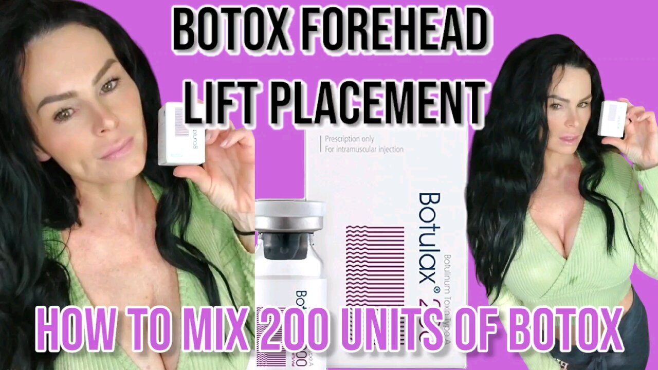 Mixing Botox / Ponytail Tox Forehead Lifting/ MeamoShop Discount Code ...