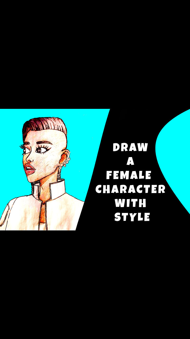 female character freestyle drawing