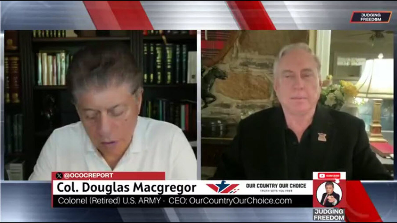 w/ Col Douglas Macgregor -Judging Freedom 6/21/2024